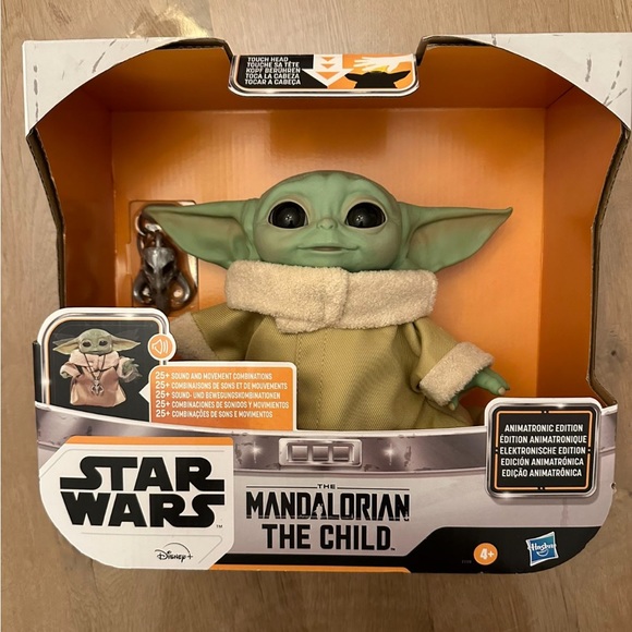 Hasbro | Toys | Star Wars Grogu Animatronic Toy Baby Yoda | Poshmark